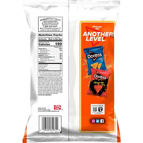Doritos Spicy Nacho Nutrition Facts