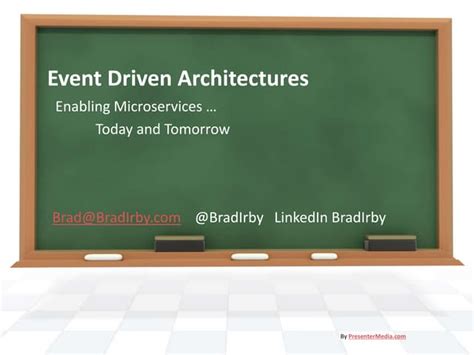 Event Driven Architectures Net Conf Uy 2018 Ppt