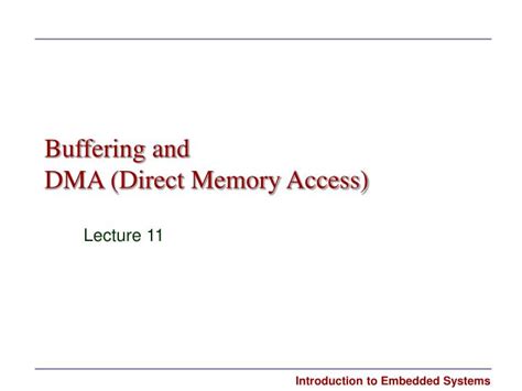 ppt buffering and dma direct memory access powerpoint presentation id 272504