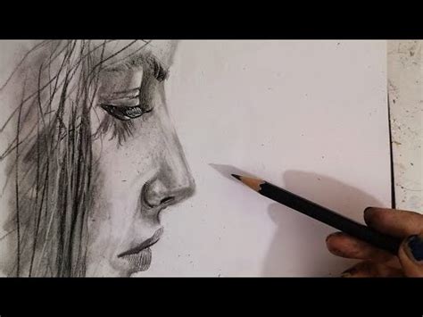 How To Draw Realistic Girl Face Step By Step Drawing Realistic Girl