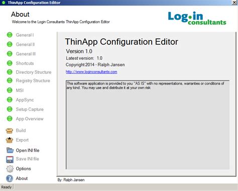 Free Utility Thinapp Configuration Editor Esx Virtualization