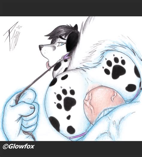 Rule 34 Anthro Arctic Canine Collar Dalmatian Fox Frostyfoxx Fur