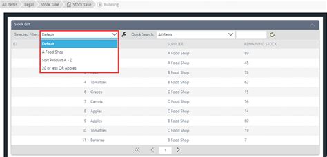 Filtering On List Views