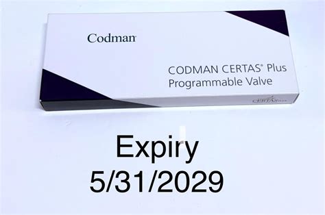 New Codman 82 8805pl Codman 82 8805pl Codman Certas Plus Programmable