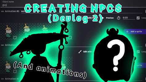 Animating And Adding Npcs Into My Game Devlog 2 Youtube