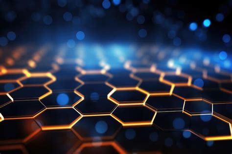 Premium Photo Futuristic Technology Background Digital Geometric Generative Ai