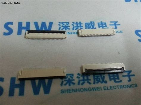 20pcs Fpc Ffc 0 5mm Pitch 40pin Flip Type Ribbon Flat Connector Bottom