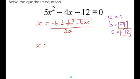 quadratic equation solver