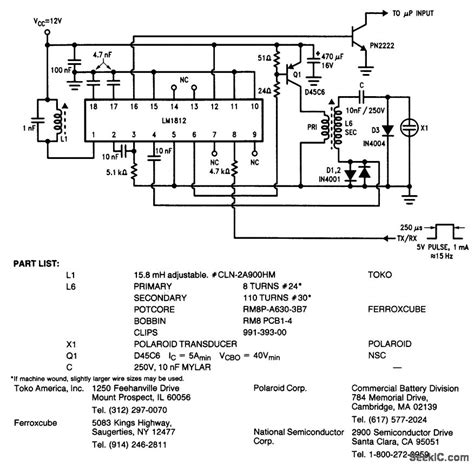 Electrostatic Transducer For Ultrasonic Measurement Signal Processing