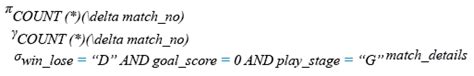 Sql Exercises On Soccer Database Find The Number Of Matches Ending