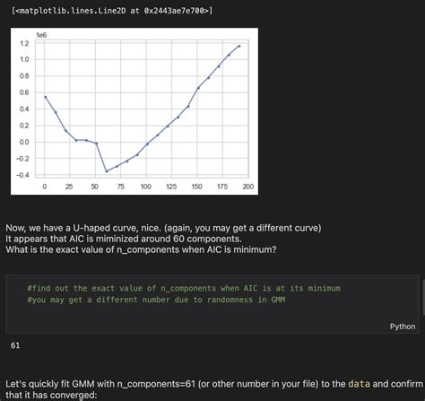 Fit The Gmm With Ncomponents The Value You Choose Python Course Hero