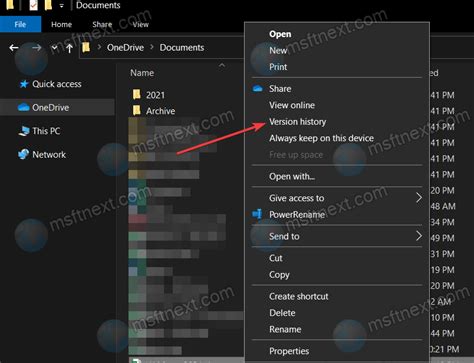 How To Restore A Previous Version Of A File From Onedrive