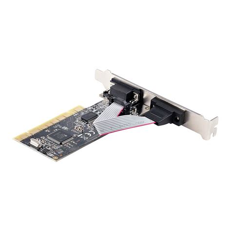 StarTech 2 Port PCI RS232 Serial Adapter Card PCI To Dual Serial DB9 PCI2S5502 Mwave