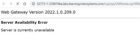 My Intersystems Learning Lab Is Down Intersystems Developer Community