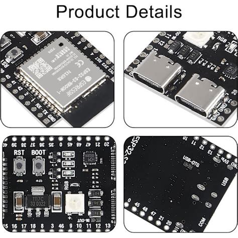 2025 Uusin Malli 2 Kpl Esp32 S3 Devkitc 1 N8r2 Esp32 S3 Kehityskortti Wi Fi Ble Mcu Moduuli
