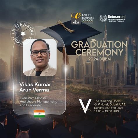 Ebs Graduation Dubai Eatonbusinessschool Ebsgraduation2024 Ebsolutelearning Healthcare