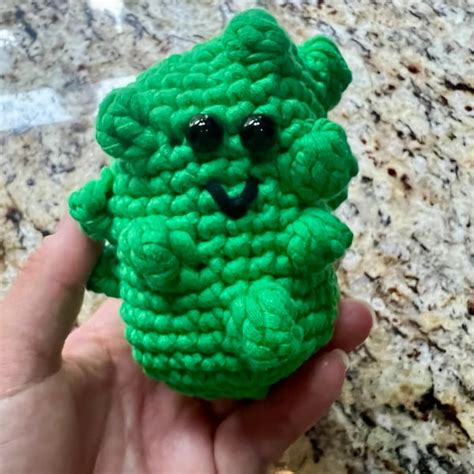 Emotional Support Pickle Crochet Pattern By Lilylou Creations Digital Download Etsy