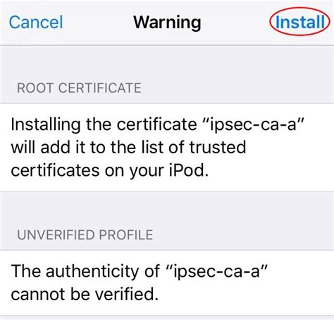 Configuring Ipsec Ikev2 Remote Access Vpn Clients On Ios Pfsense