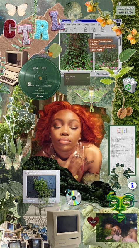 Check Out Alexxdaccs Shuffles Ctrl Sza Ctrlsza Ctrl Szaaesthetic Szawallpaper Greenaes