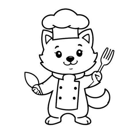 어린이 컬러링 활동을 위한 대 그림의 간단한 터 일러스트레이션 프리미엄 벡터