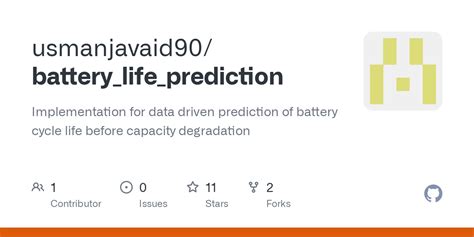 Github Usmanjavaid90batterylifeprediction Implementation For Data