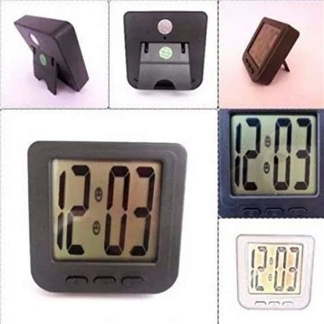 Black Plastic Lcd Digital Clock Battery Powered At ₹ 60 Piece In Mumbai