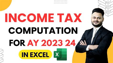 income tax computation for itr 4 ay 2023 24 step by step guide ft skillvivekawasthi youtube
