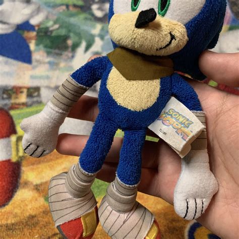 Mavin Sonic The Hedgehog Sonic Boom Plush Toy Tomy 2014 7” Sega Used