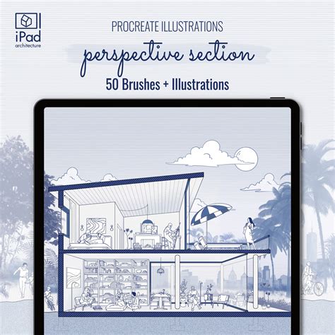 Procreate Perspective Section Brushset And Illustrations Toffu Co