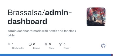 Github Brassalsa Admin Dashboard Admin Dashboard Made With Nextjs