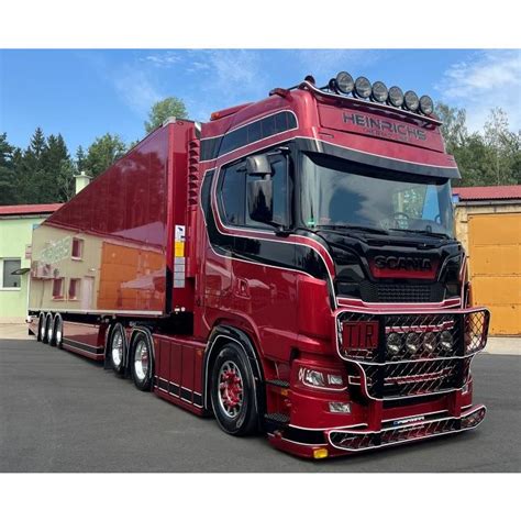 【予約】2024年発売予定heinrichs Scania Next Gen Sleepas Met 3 Assige Koeloplegger トラック トラクタ Tekno 1 50