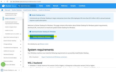Docker Desktop Set Up Itcodescanner