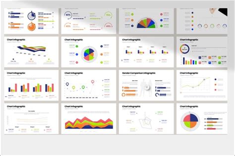 Chart Infographic Powerpoint Template Incl Chart And Diagram Envato