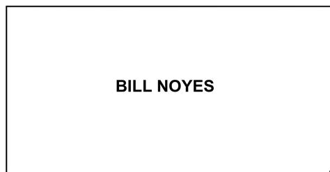 Obituary Bill Noyes