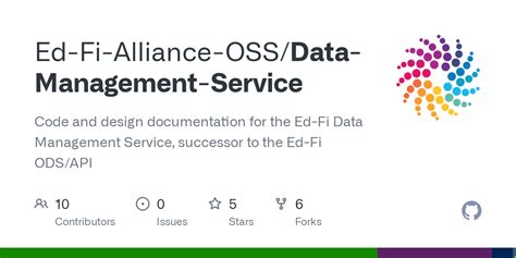 Github Ed Fi Alliance Ossdata Management Service Code And Design