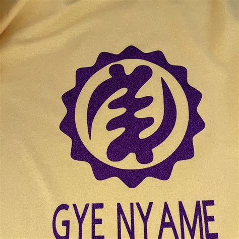 Adinkra Symbol Teesgye Nyame Omnipotent God Gem