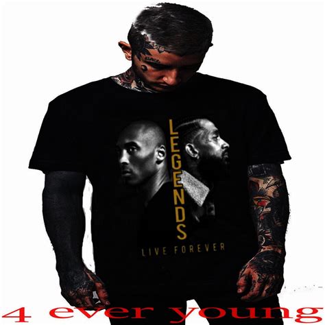 Legends Coby And Nipsey T Shirts Mens Sizes