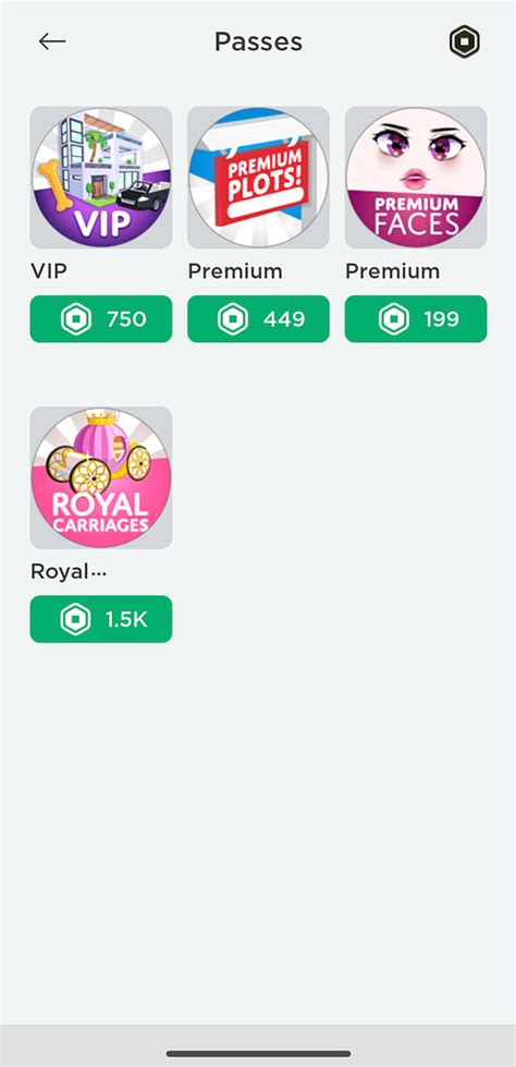 game passes not showing in the game s shop page mobile bugs developer forum roblox