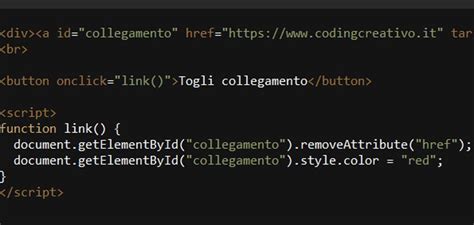 Rimuovere Attributi Agli Elementi Del Dom Con JavaScript