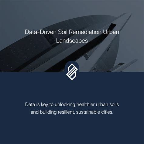 Data Driven Soil Remediation Urban Landscapes Scenario