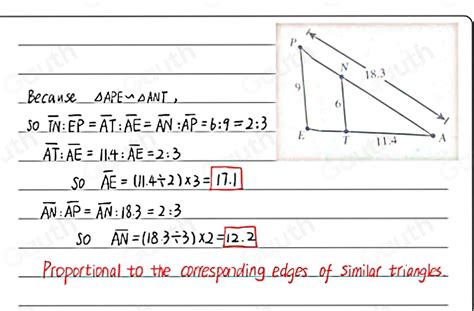 Solved In The Diagram Apesim Ant Find The Lengths Of Overline An And Overline Ae [math]