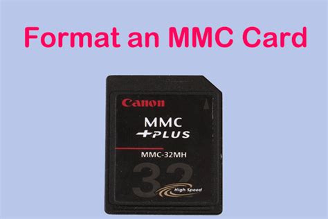 Step By Step Guide On How To Format An MMC Card On Windows