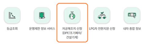 디젤차 조기폐차 지원금 I 경유차 대상차량 신청방법