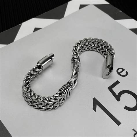 Manufacturer Wholesale Stainless Steel Chain Bracelet Bangle Hotsale