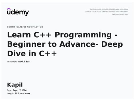 Kapil Kariya On Linkedin Cpp Programming C Softwaredevelopment Udemy Learning Coding