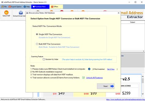 Best Solution To Extract Email Addresses From Nsf Database Files