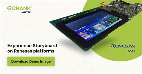Renesas Rzg2e Downloadable Demo Image Crank Software