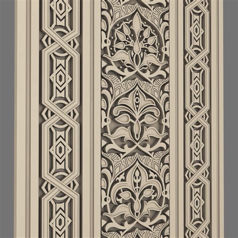 Classic Pattern 007 3d Model Cgtrader