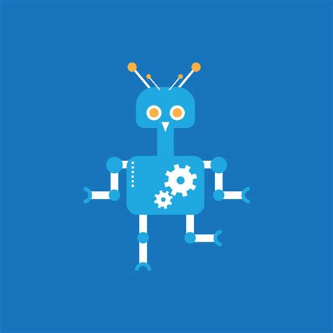 Artificial Intelligence Technology Robot Character Vector Art At Vecteezy