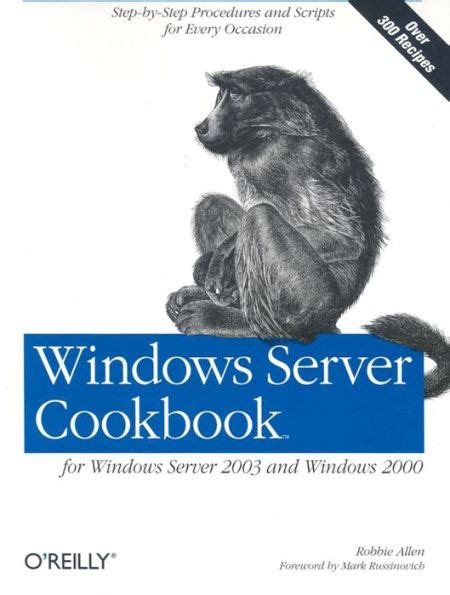 Windows Server Cookbook For Windows Server 2003 Windows 2000 By